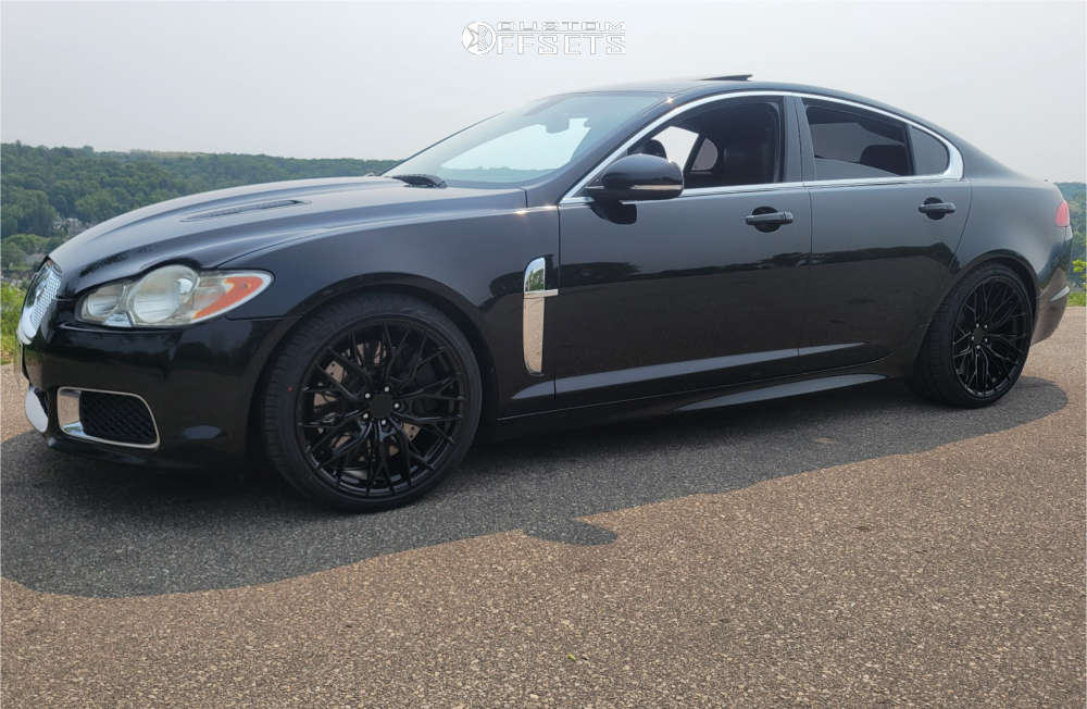 2010 Jaguar XFR with 20x9 38 MRR Gf5 and 255/35R20 Lionhart Lh-five and ...