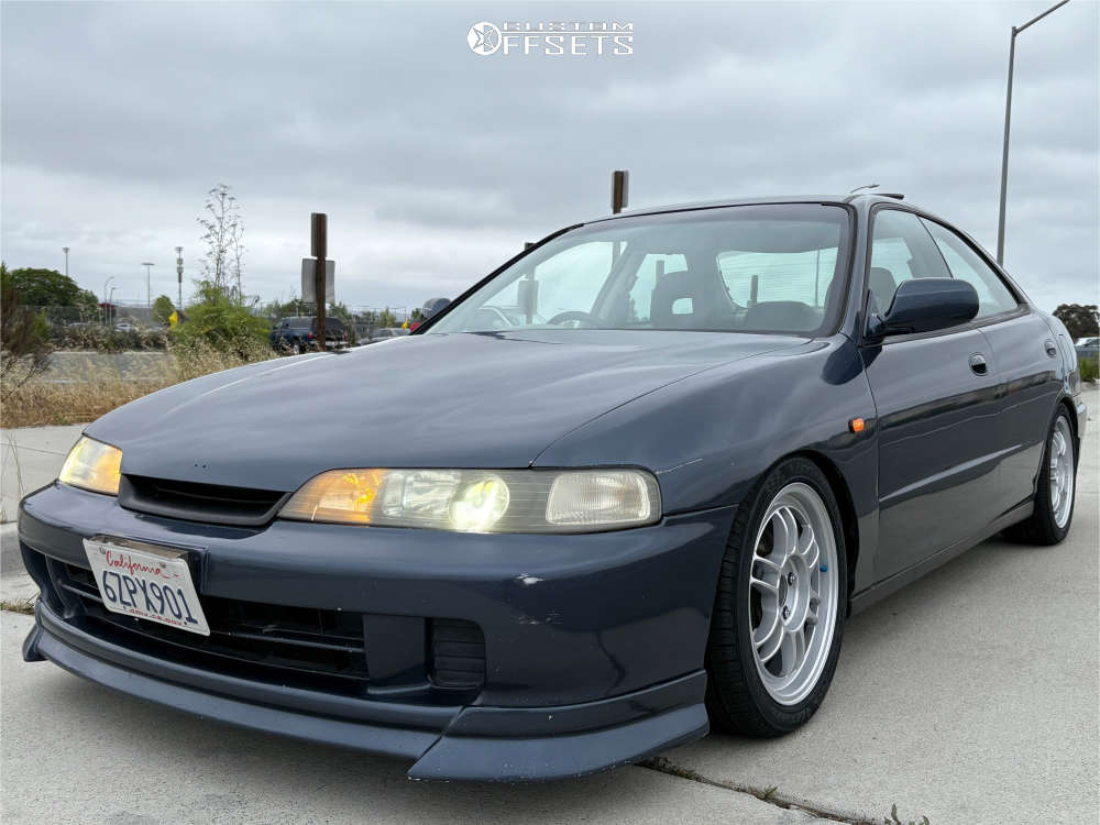1999 Acura Integra with 16x7 35 Enkei Rpf1 and 205/45R16 Lexani Lxtr ...