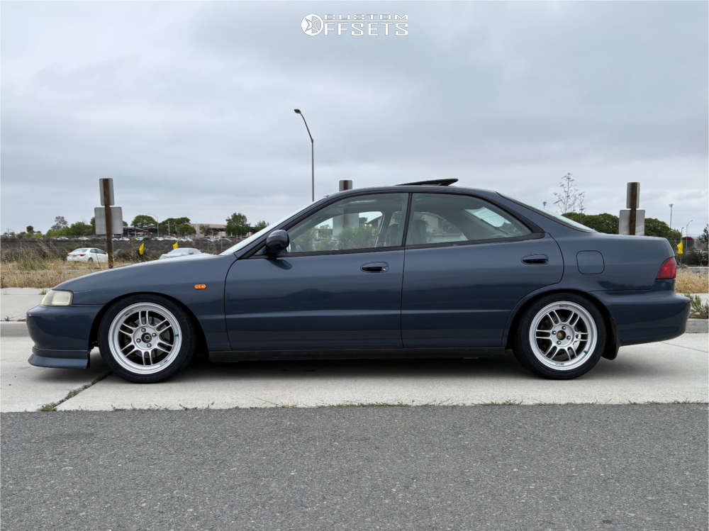 1999 Acura Integra with 16x7 35 Enkei Rpf1 and 205/45R16 Lexani Lxtr ...