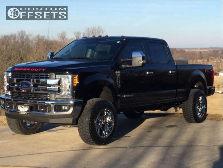 2017 Ford F-350 Super Duty with 20x12 -44 Cali Offroad Busted and 35/12 ...