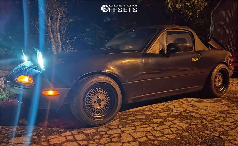 1996 Mazda Miata with 15x8 25 AVID1 AV18 and 205/50R15 Nitto Neo Gen ...