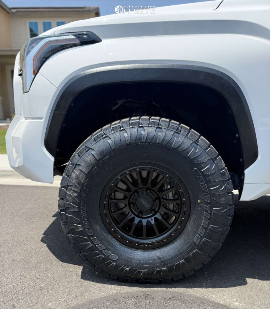 2023 Toyota Tundra with 17x8.5 0 RRW Rg7-h and 37/12.5R17 Toyo Tires Open Country A/t Iii and ...