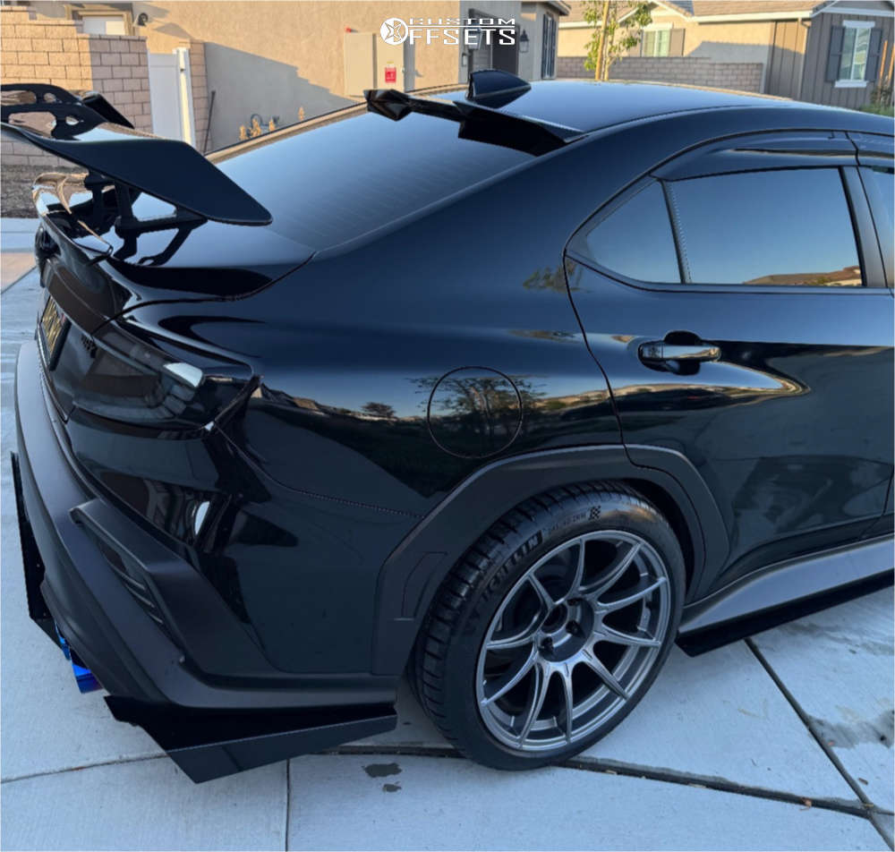2024 Subaru WRX with 18x9.5 40 SSR GTX01 and 245/40R18 Michelin Pilot ...
