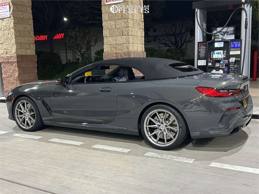 2024 BMW M850i XDrive with 20x9 25 Rohana RFX13 and 265/35R20 Kumho ...