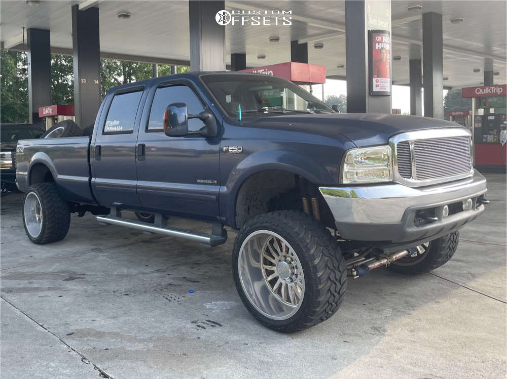 2002 Ford F-250 Super Duty with 24x14 -76 Cali Offroad Summit and 35/15 ...