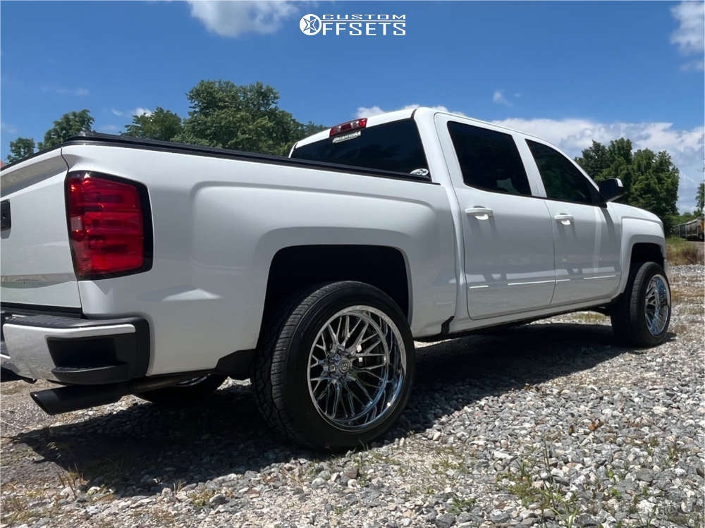 2018 Chevrolet Silverado 1500 with 22x12 -44 Artem Offroad A206 and 305 ...