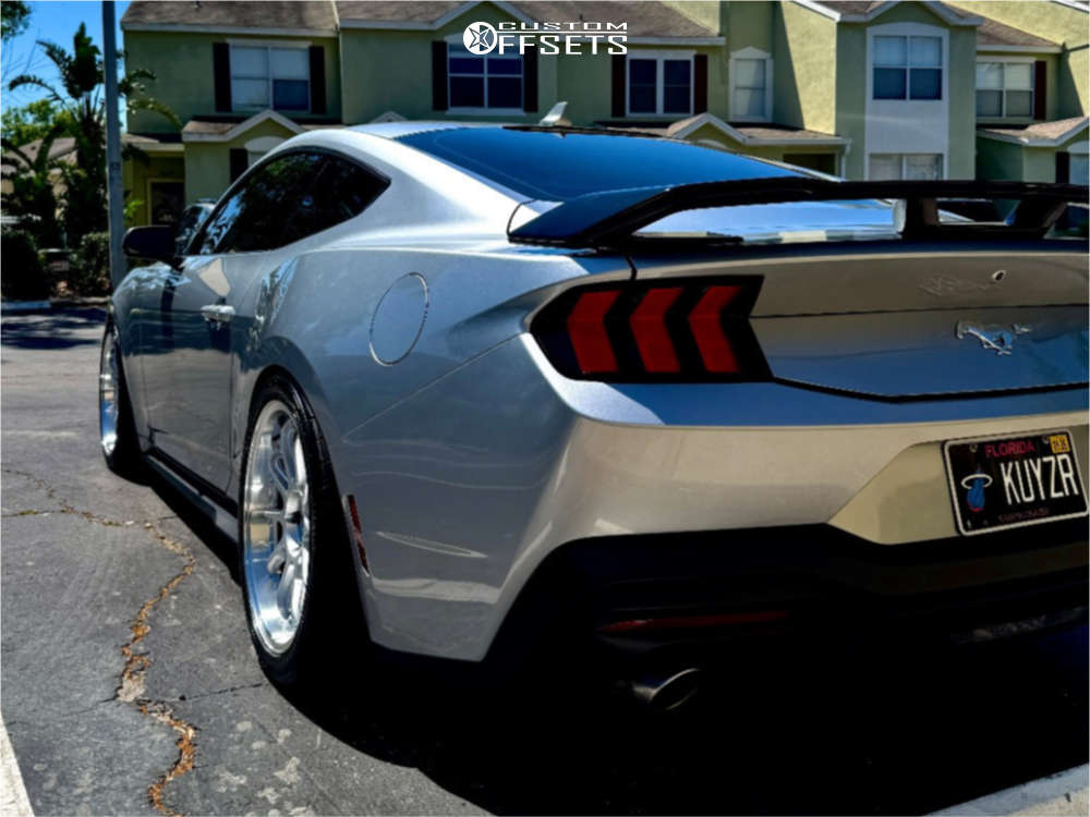 2024 Ford Mustang with 19x9.5 22 ESR Cs12 and 275/35R19 Nitto Nt555 G2 ...