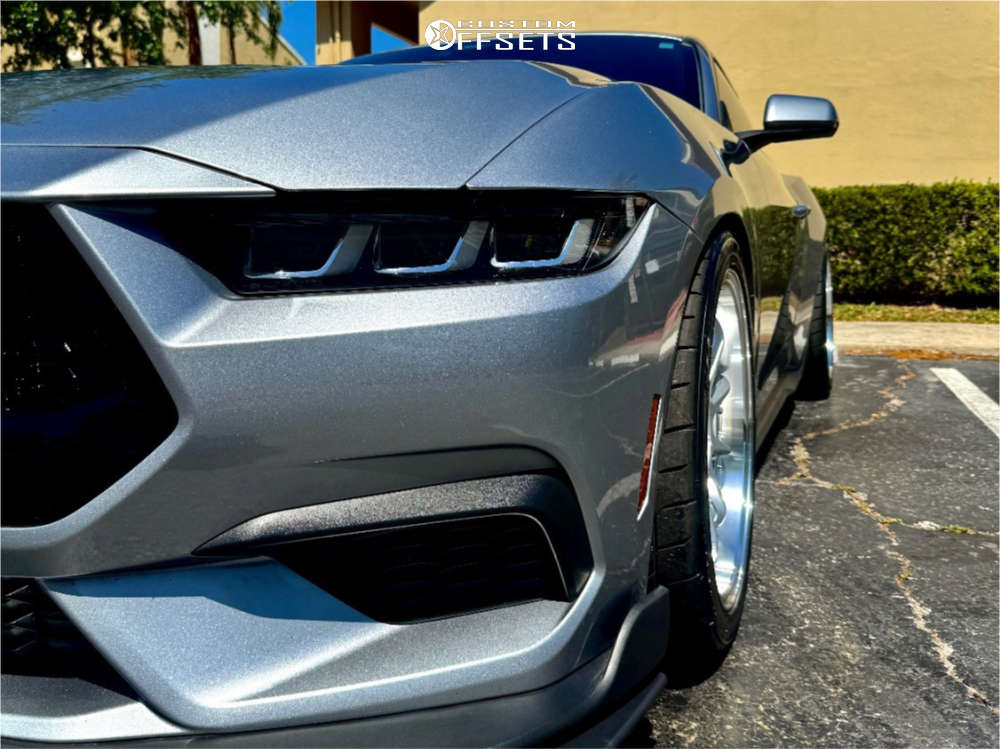 2024 Ford Mustang with 19x9.5 22 ESR Cs12 and 275/35R19 Nitto Nt555 G2 ...