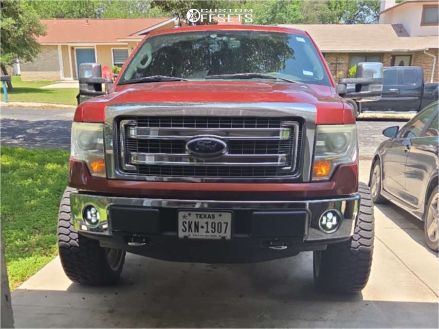 2014 Ford F-150 with 22x12 -55 Steel Off-Road Alpha and 33/12.5R22 AMP ...
