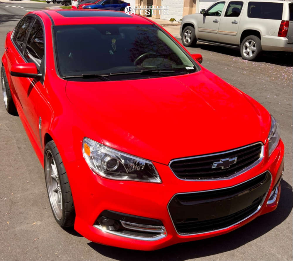 2015 Chevrolet SS with 19x8.5 35 Aodhan Ds08 and 255/35R19 Firestone ...