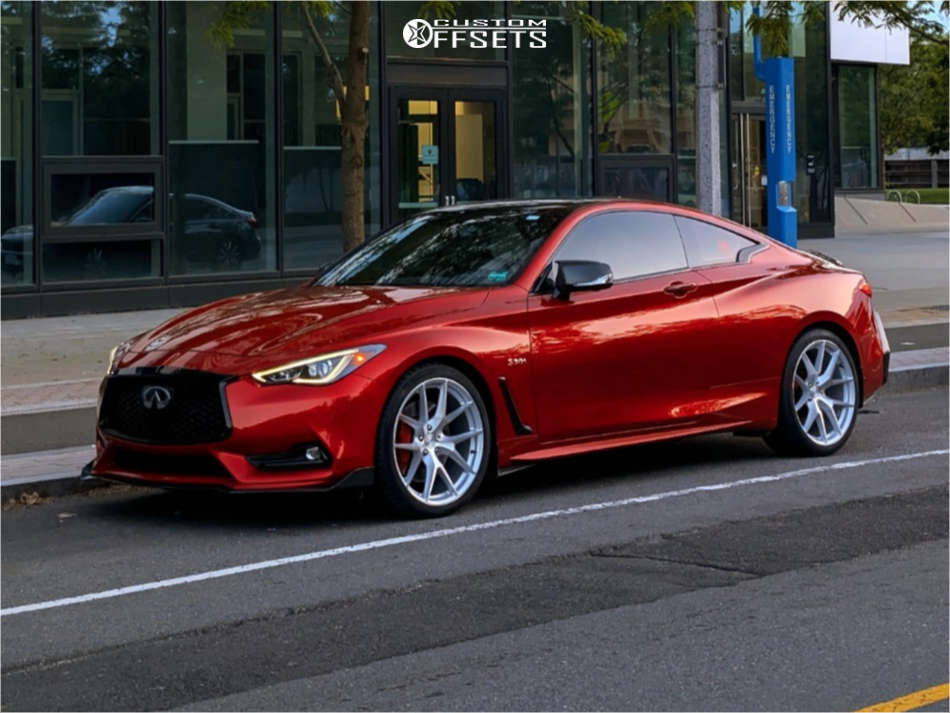 2018 INFINITI Q60 with 20x9 30 Aodhan Aff7 and 255/35R20 Continental ...