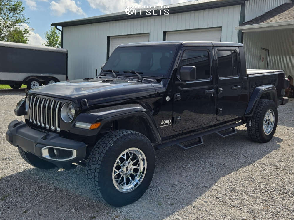 2023 Jeep Gladiator with 18x9 -12 Vision Riot and 275/70R18 Nitto Terra ...