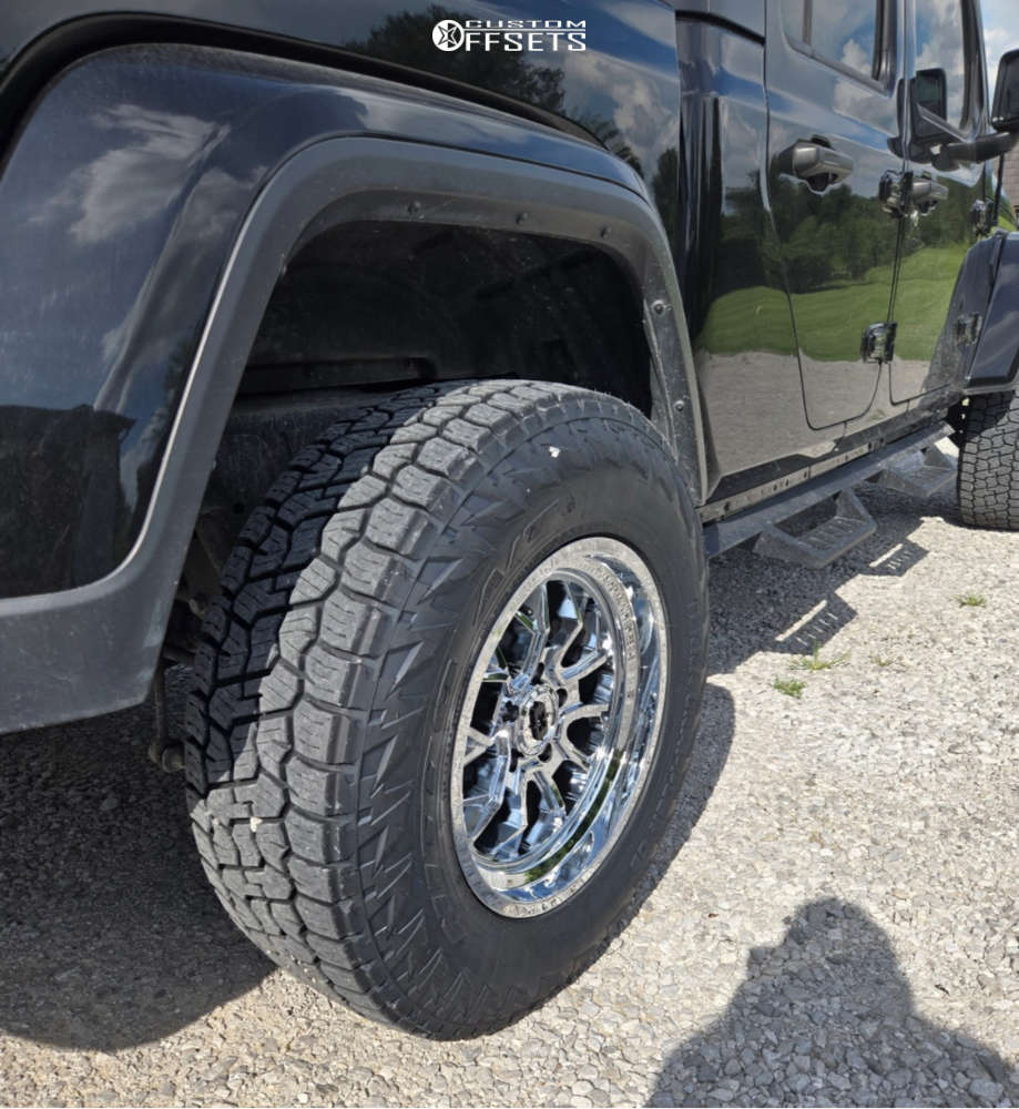 2023 Jeep Gladiator with 18x9 -12 Vision Riot and 275/70R18 Nitto Terra ...