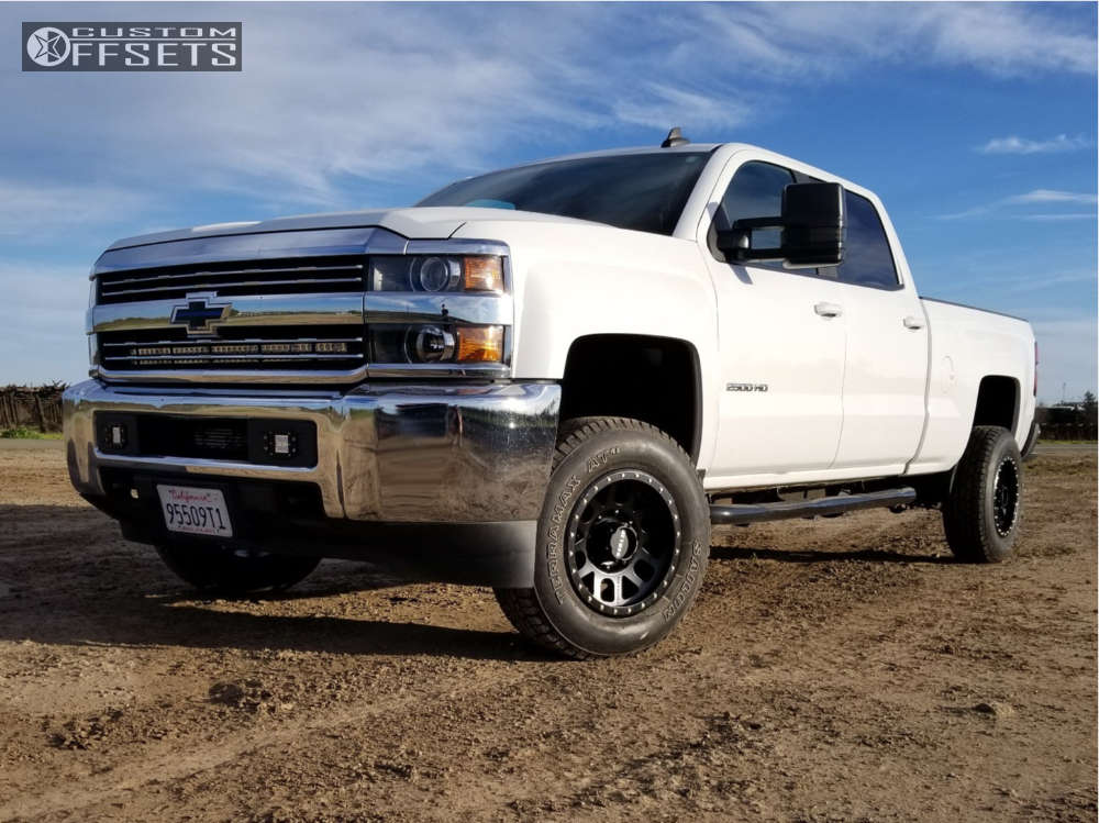 2015 Chevrolet Silverado 2500 HD with 17x8.5 Method Grid and 245/75R17 ...