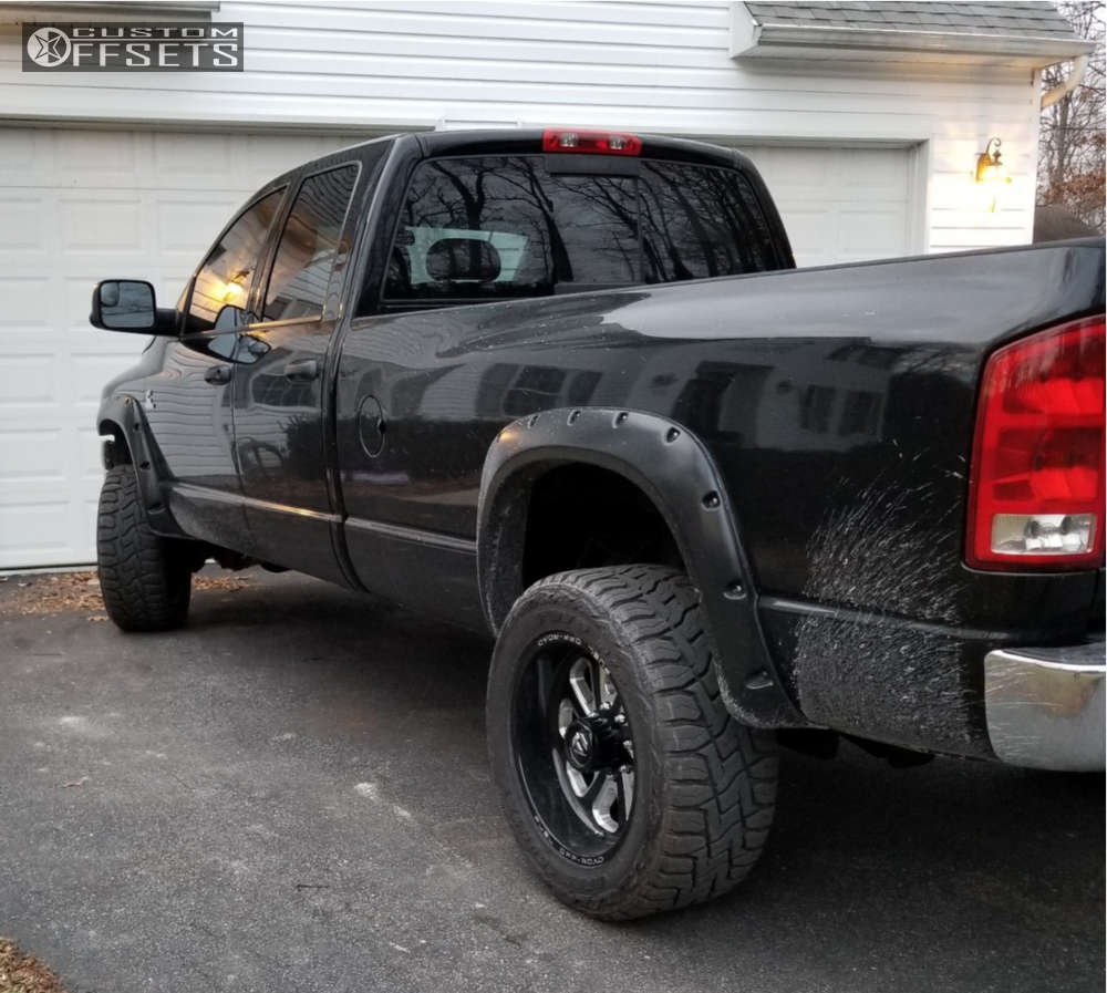 2004 Dodge Ram 3500 with 20x10 -18 Fuel Flow and 33/12.5R20 Toyo Tires ...