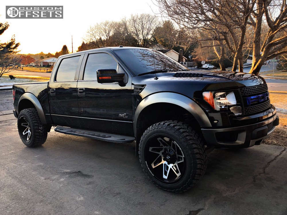 2013 Ford Raptor with 22x12 -44 Dropstars 653mb and 35/12.5R22 Road One ...
