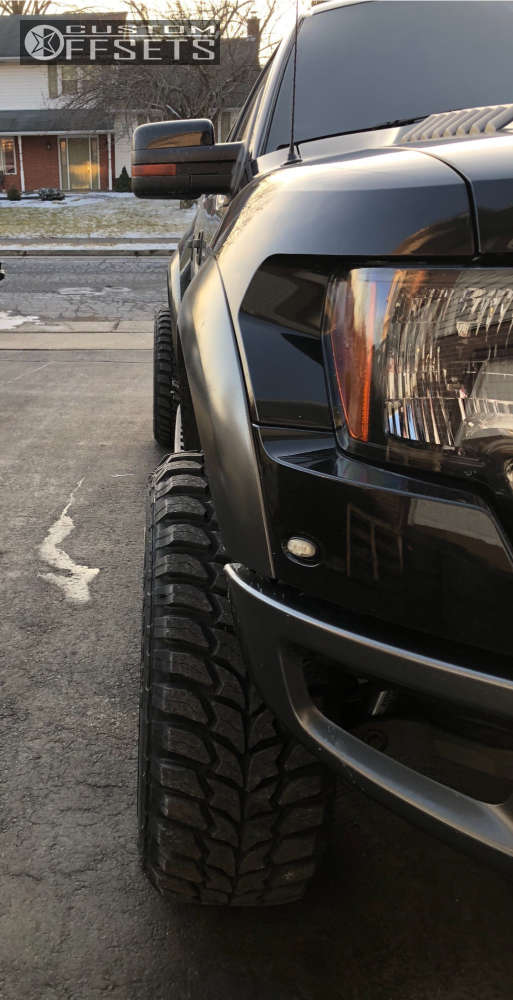 2013 Ford Raptor with 22x12 -44 Dropstars 653mb and 35/12.5R22 Road One ...