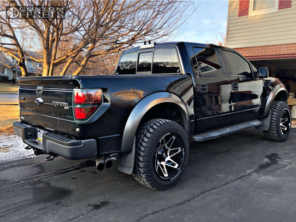 2013 Ford Raptor with 22x12 -44 Dropstars 653mb and 35/12.5R22 Road One ...