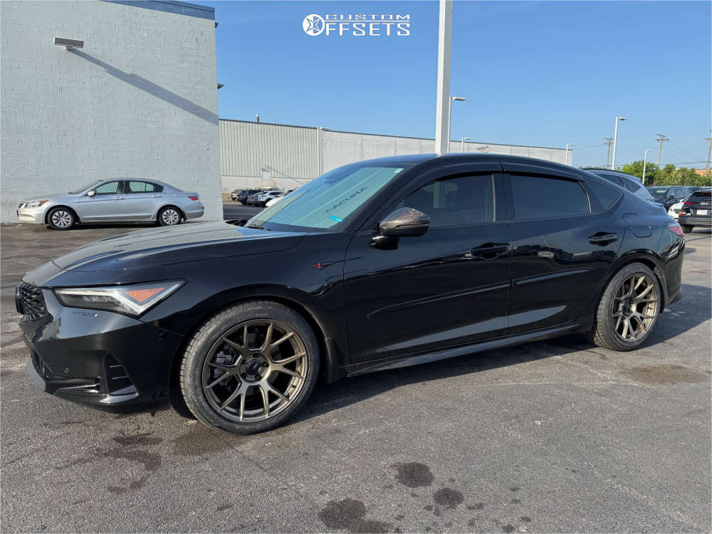 2023 Acura Integra with 18x9.5 35 Konig Ampliform and 255/40R18 ...