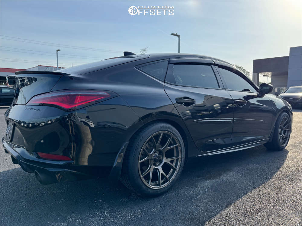 2023 Acura Integra with 18x9.5 35 Konig Ampliform and 255/40R18 ...