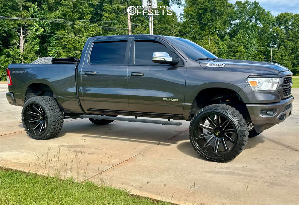 2022 Ram 1500 with 26x14 -81 ARKON OFF-ROAD Churchill and 37/13.5R26 ...