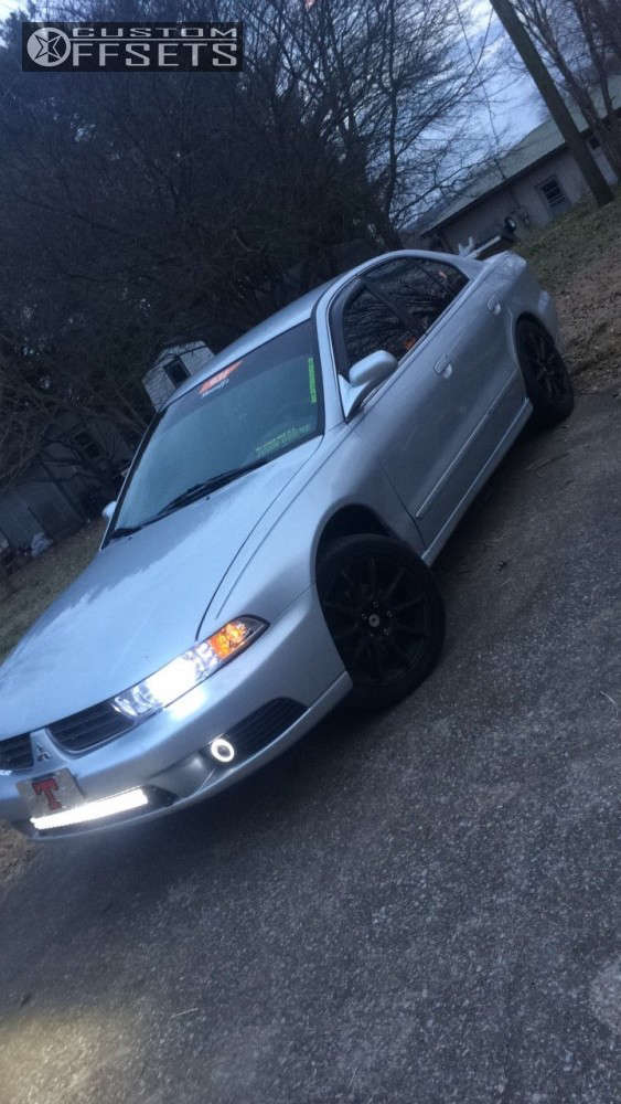 2003 Mitsubishi Galant with 17x7 40 Konig Control and 225/45R17 Lexani ...