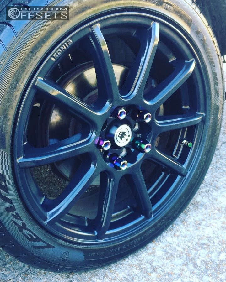 2003 Mitsubishi Galant with 17x7 40 Konig Control and 225/45R17 Lexani ...