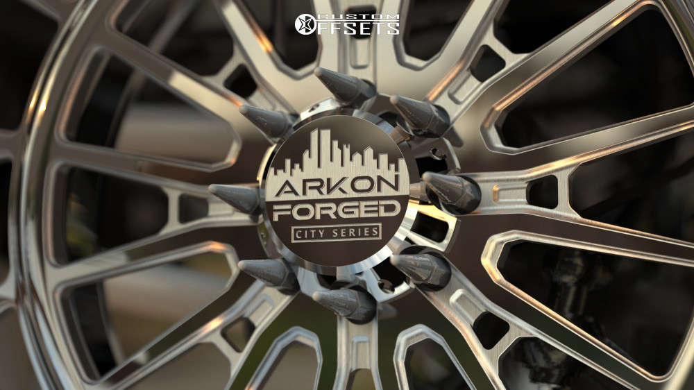 2025 Ram 2500 with 24x14 -76 ARKON FORGED Nashville and 38/13.5R24 ...