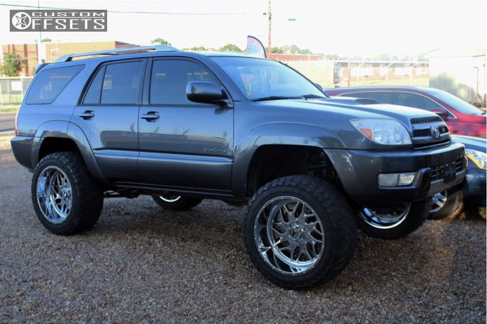 2005 Toyota 4Runner with 22x12 -44 Xtreme Force Xf2 and 35/12.5R22 Toyo ...