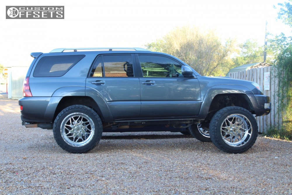 2005 Toyota 4Runner with 22x12 -44 Xtreme Force Xf2 and 35/12.5R22 Toyo ...