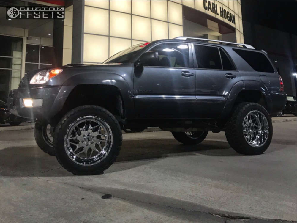 2005 Toyota 4Runner with 22x12 -44 Xtreme Force Xf2 and 35/12.5R22 Toyo ...