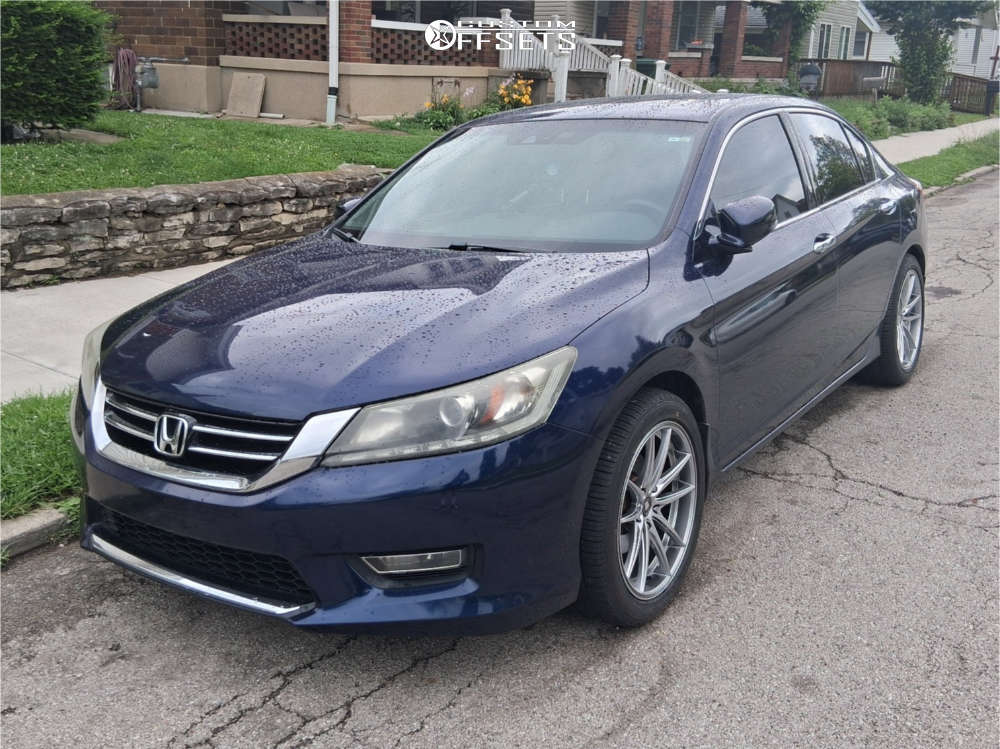2013 Honda Accord with 18x8 35 Konig Oversteer and 235/45R18 Falken ...