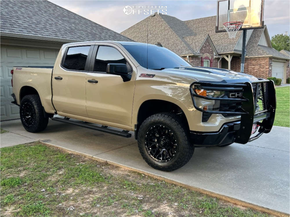 2023 Chevrolet Silverado 1500 with 20x10 -19 Revenge Offroad Rv-201 and ...