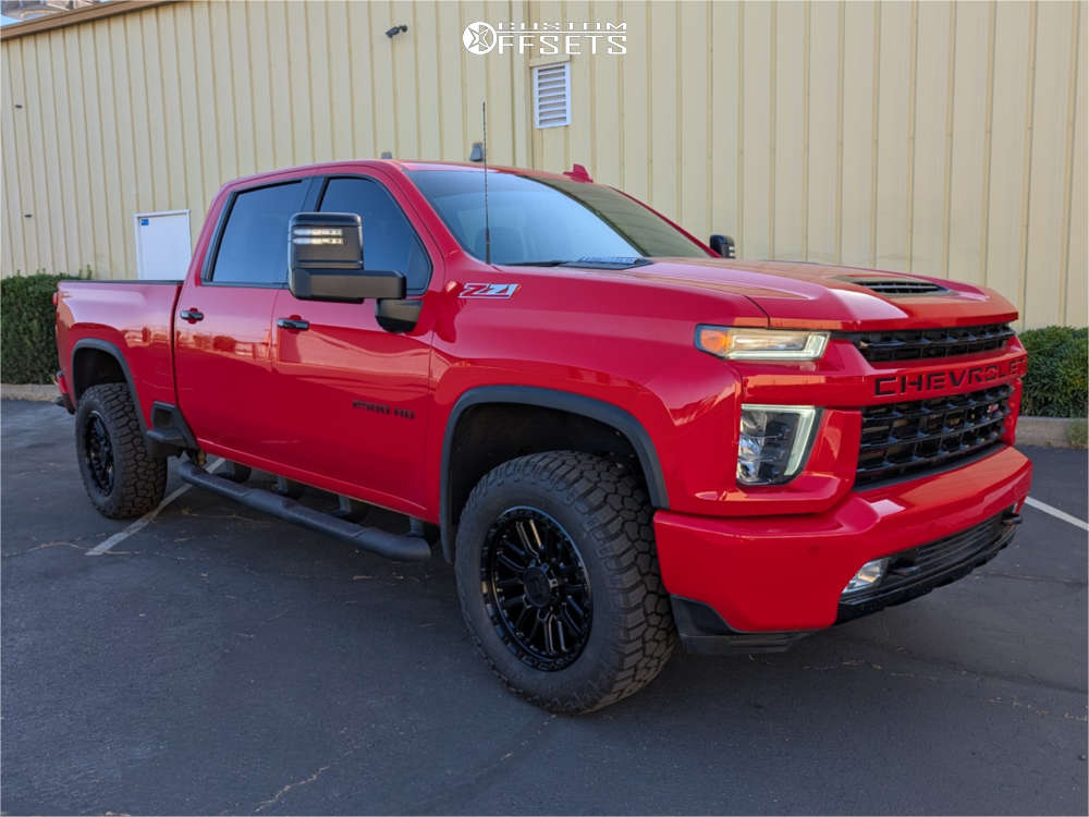 2022 Chevrolet Silverado 2500 HD with 20x9 1 Hostile H135 and 295/60R20 ...