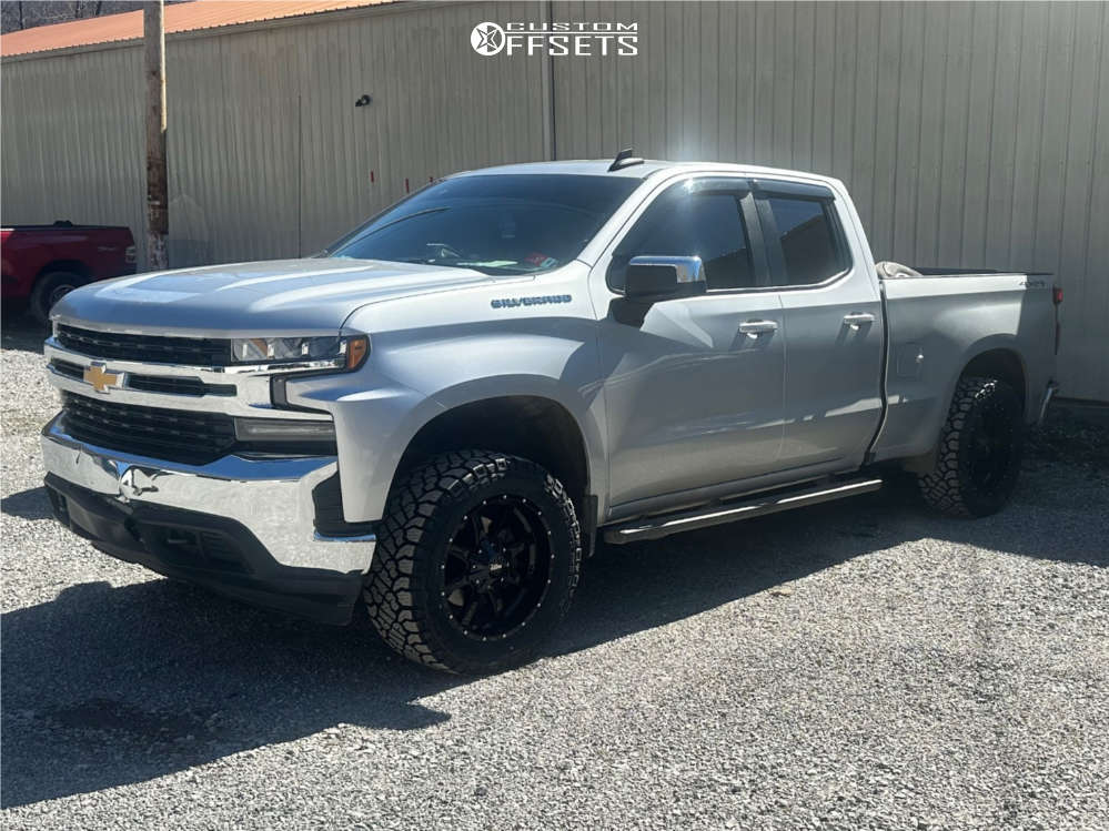 2020 Chevrolet Silverado 1500 with 20x9 0 Moto Metal MO970 and 33/12 ...