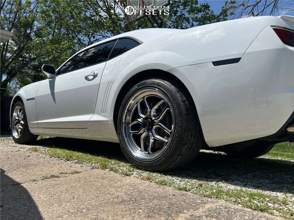 2010 Chevrolet Camaro with 20x9 38 Weld Racing Laguna and 245/40R20 ...