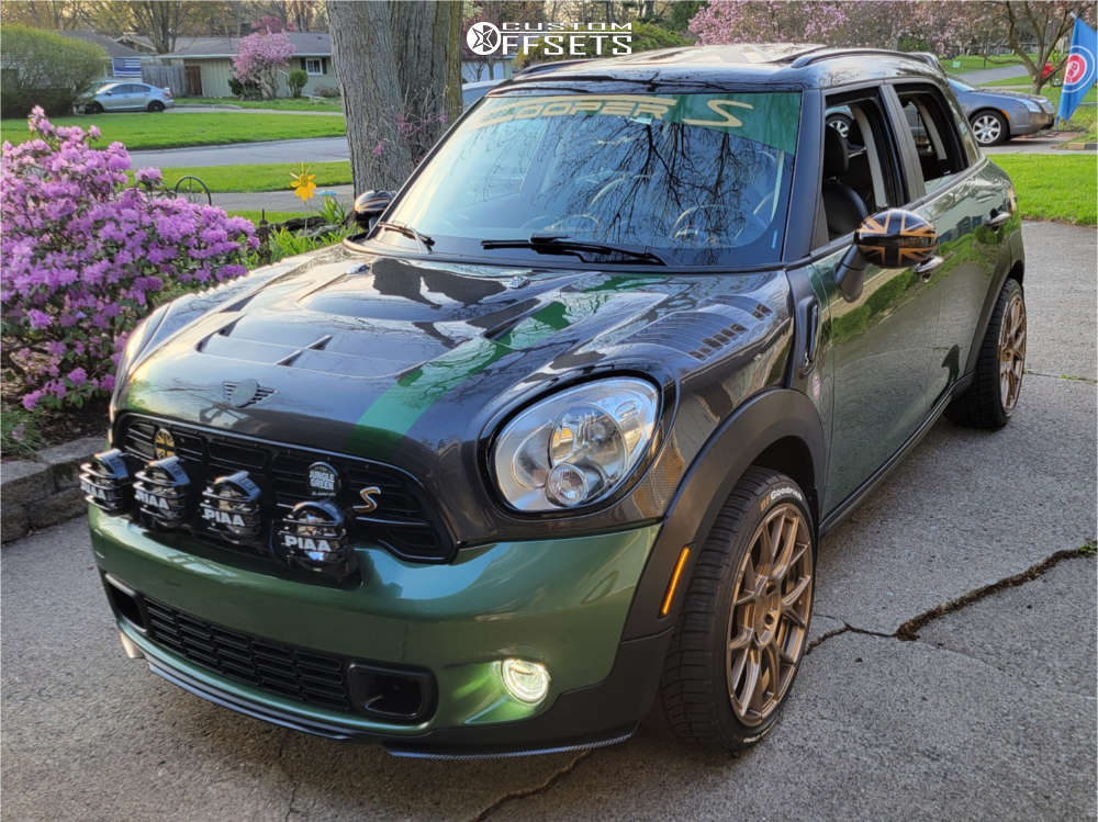 2015 Mini Cooper Countryman with 17x8 38 Motegi Mr147 and 225/40R17 ...