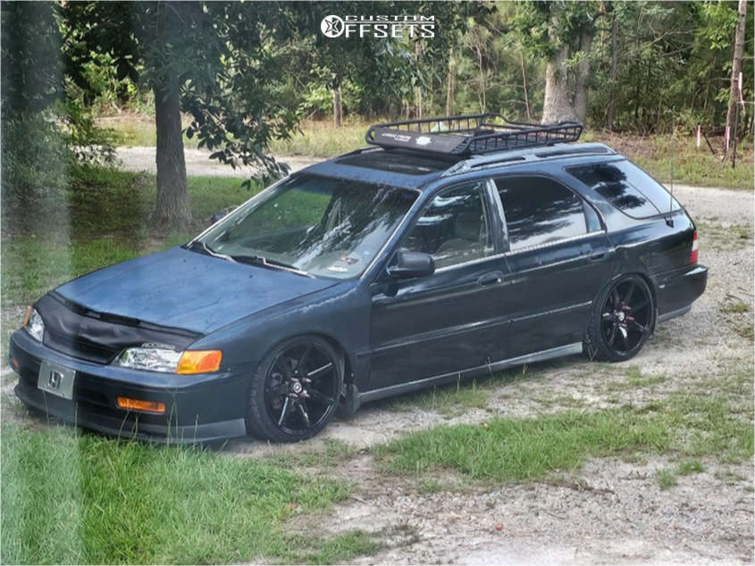 1994 Honda Accord with 18x8 38 Spec-1 Sp-73 and 215/35R18 Kosic Drs-7 ...