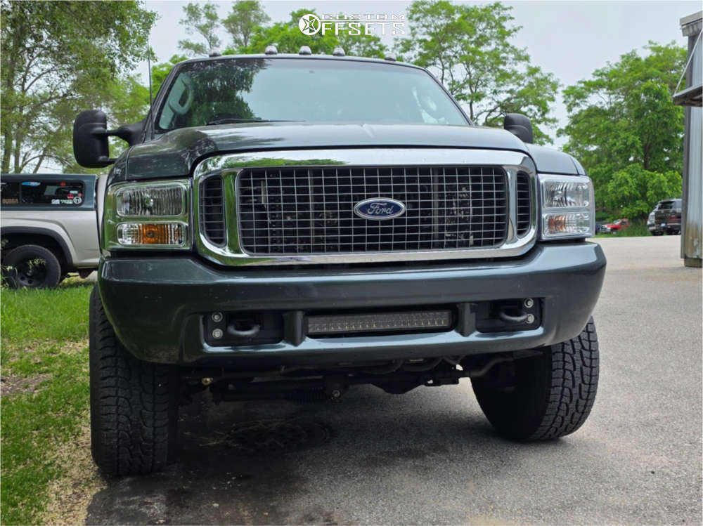 2003 Ford F-250 Super Duty with 16x10 -38 Alloy Ion Style 171 and 315 ...