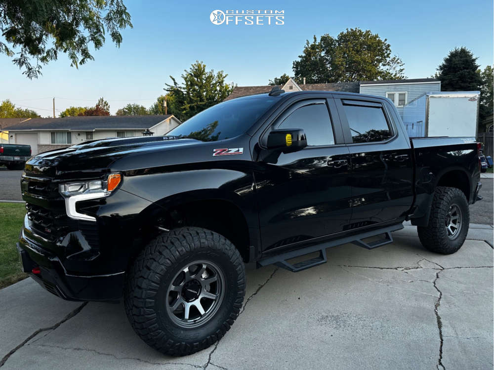 2024 Chevrolet Silverado 1500 with 17x9 -12 Vision Flow and 35/12.5R17 ...