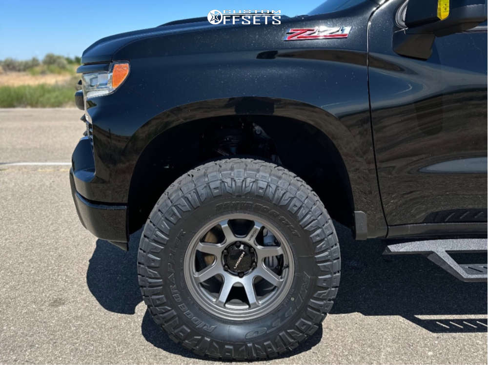 2024 Chevrolet Silverado 1500 with 17x9 -12 Vision Flow and 35/12.5R17 ...