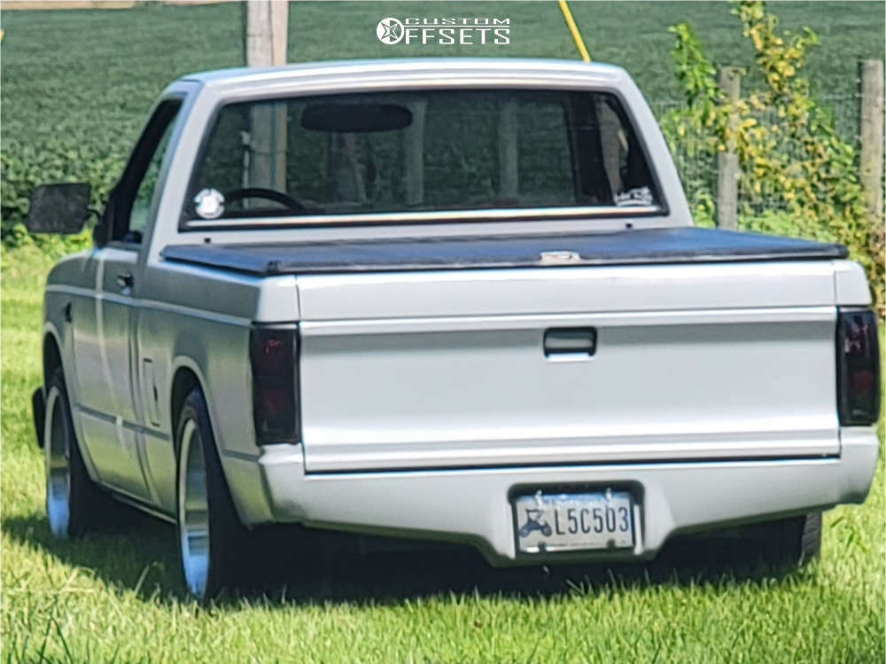 1987 Chevrolet S10 with 18x8.5 10 Vision Torque and 215/45R18 General ...