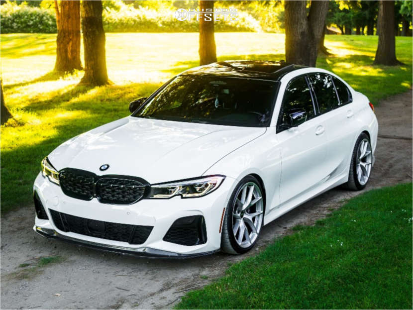 2021 BMW M340i XDrive with 19x9.5 22 ESR RF2 and 245/35R19 Michelin ...