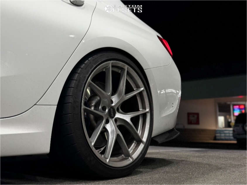 2021 BMW M340i XDrive with 19x9.5 22 ESR RF2 and 245/35R19 Michelin ...