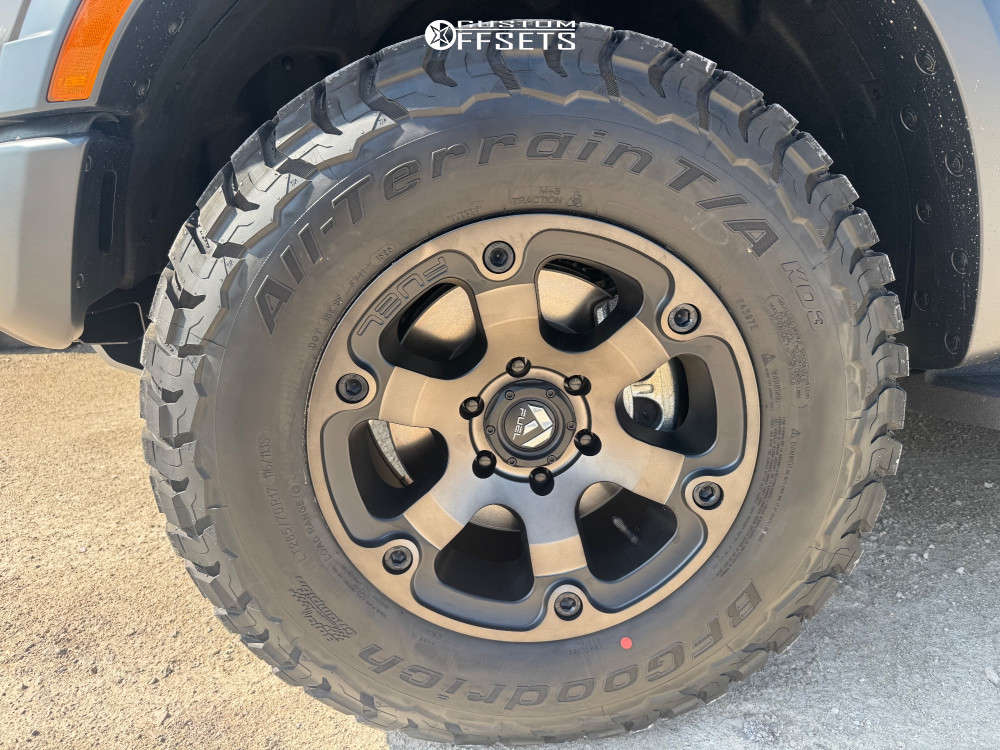 2025 Ford Ranger with 17x9 20 Fuel Beast and 285/70R17 BFGoodrich All ...