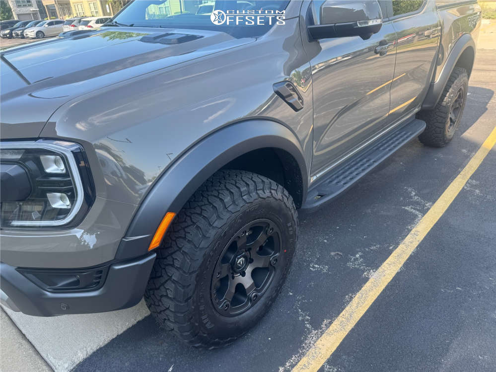 2025 Ford Ranger with 17x9 20 Fuel Beast and 285/70R17 BFGoodrich All ...