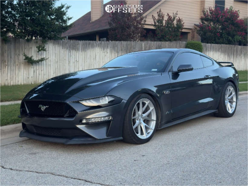 2019 Ford Mustang with 19x9.5 35 Aodhan Aff7 and 275/40R19 Atturo Az850 ...