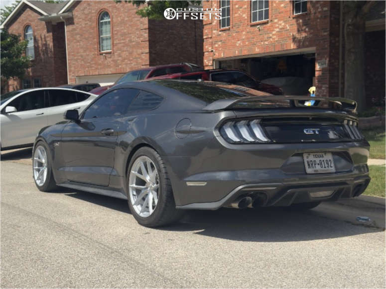 2019 Ford Mustang with 19x9.5 35 Aodhan Aff7 and 275/40R19 Atturo Az850 ...