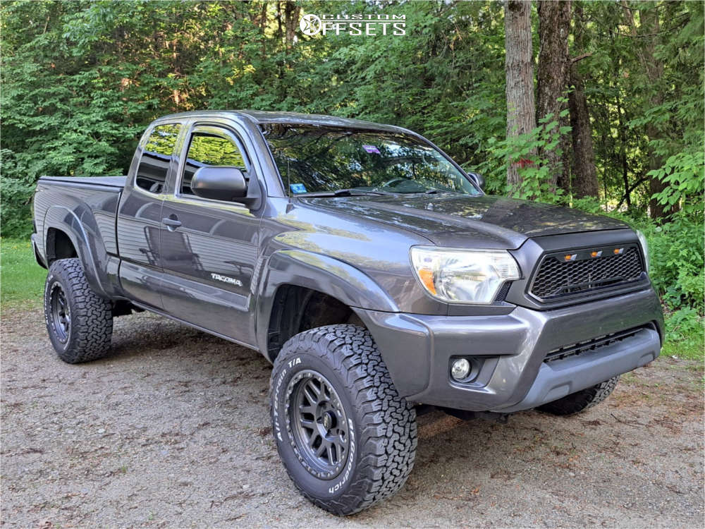 2012 Toyota Tacoma with 17x9 -12 Rock Trix Rt110 and 265/70R17 ...