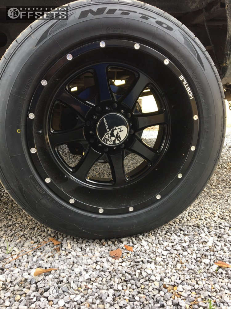 2003 Chevrolet Silverado 2500 HD with 20x12 -44 Hostile Exile and 32/12 ...